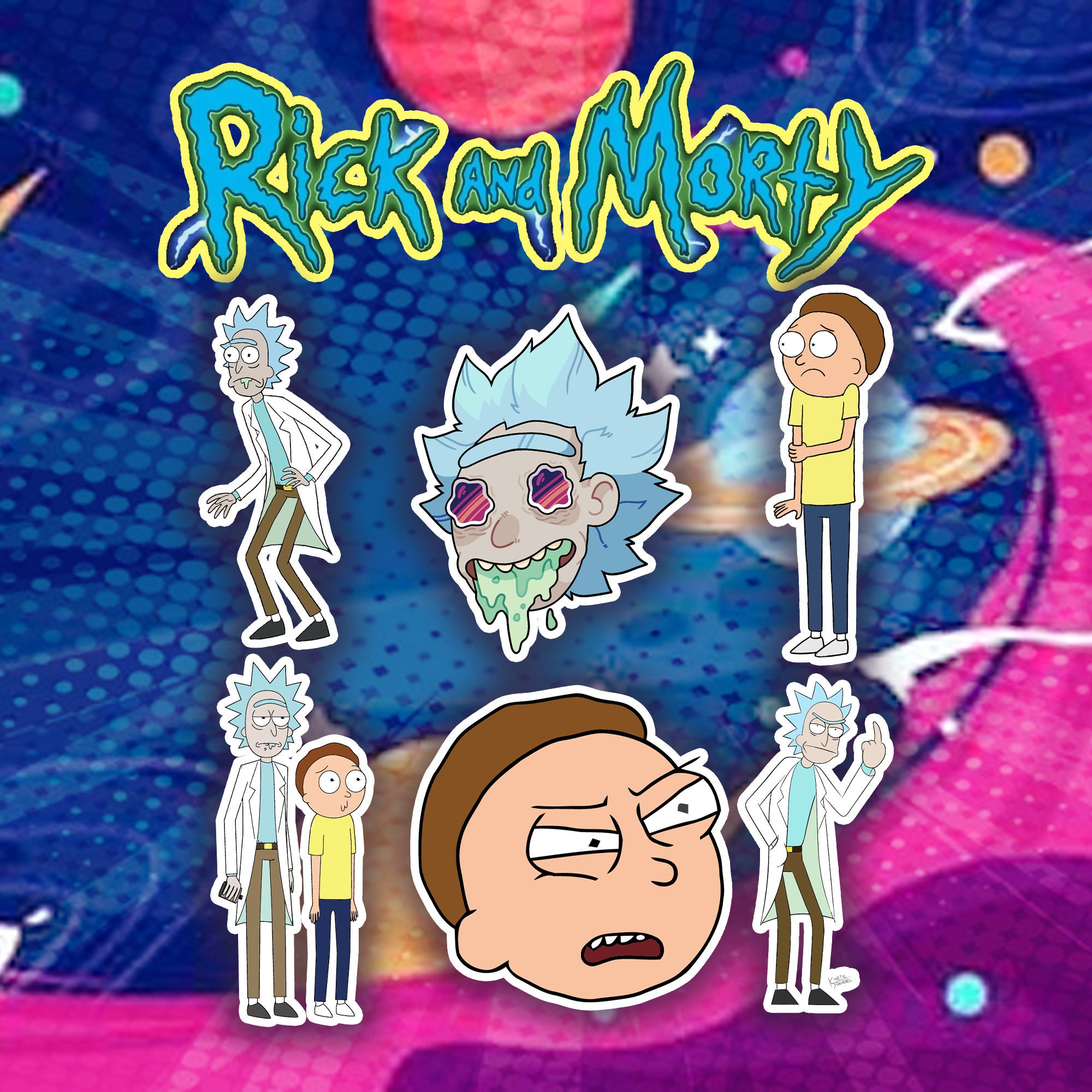 Rick and Morty SVG Rick Morty SVG Cut File Bundle Rick and Morty Vector ...