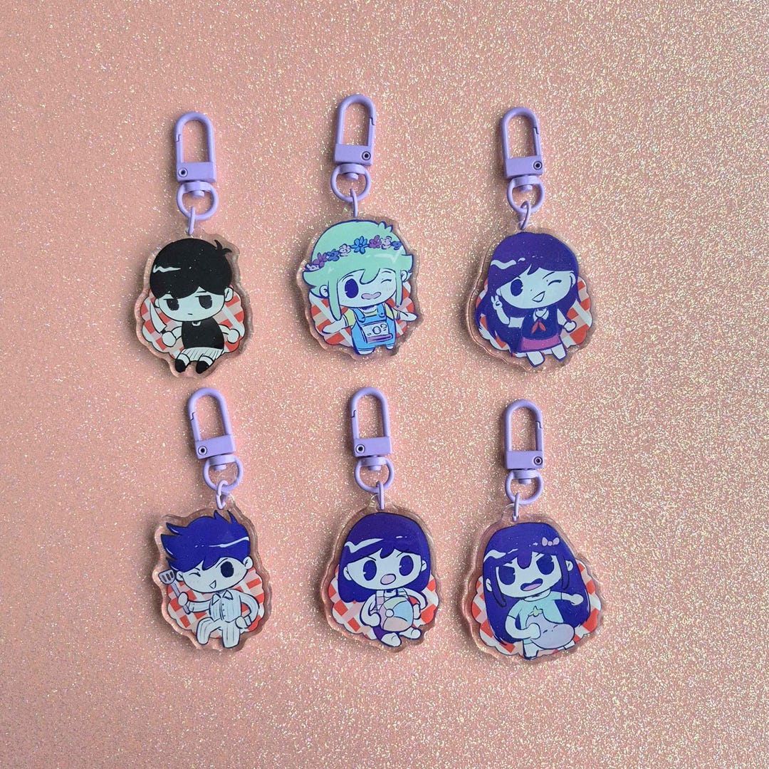 Omori Acrylic Keychain - Sunny Basil Mari Hero Kel Aubrey - Etsy
