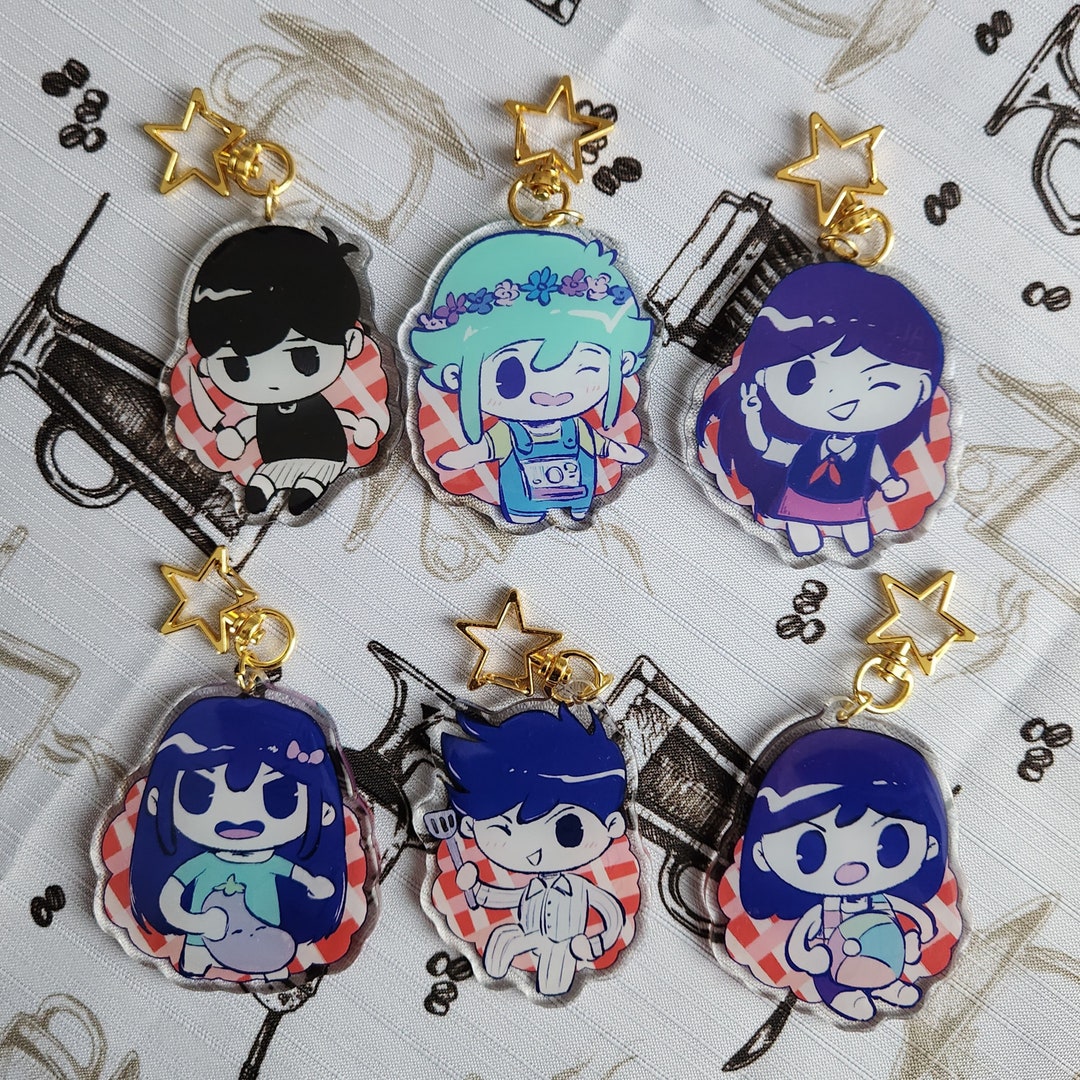 Omori Acrylic Keychain Sunny Basil Mari Hero Kel Aubrey - Etsy