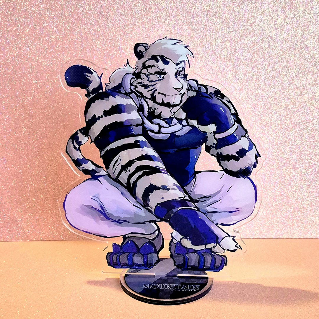 MOUNTAIN Acrylic Standee - Arknight White Tiger Furry - Etsy