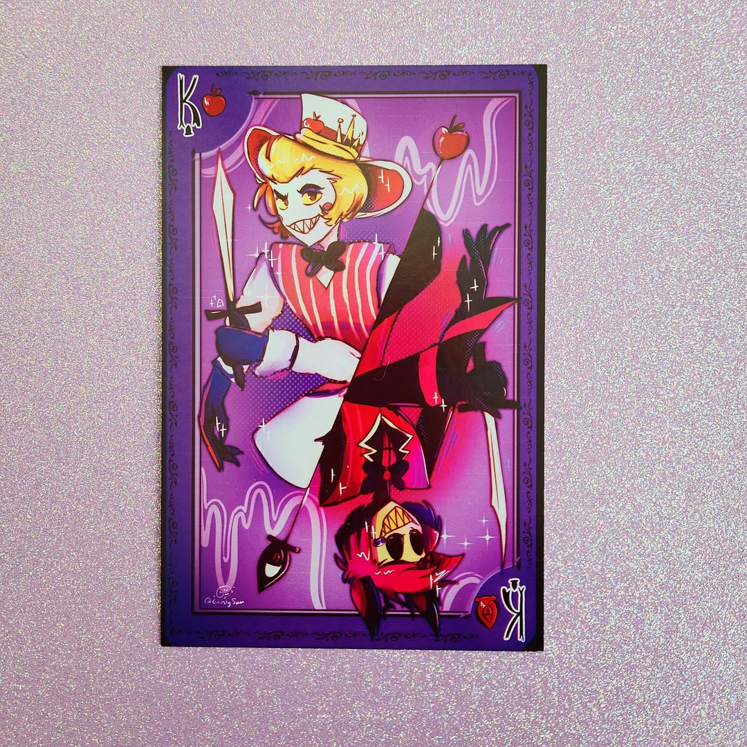 RADIOAPPLE LUCIFER ALASTOR Postcards - Small Artwork Hazbin Hotel ...