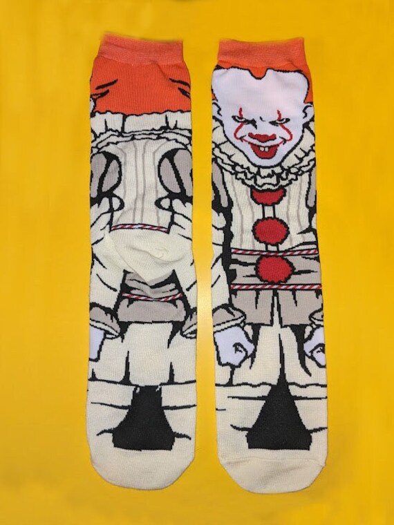 IT Pennywise Socks Adult Scary Horror Gift Character Socks - Etsy