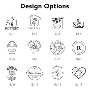 Custom Pottery Stamp, Pottery Signature Stamp, Personalized Clay Stamp ...