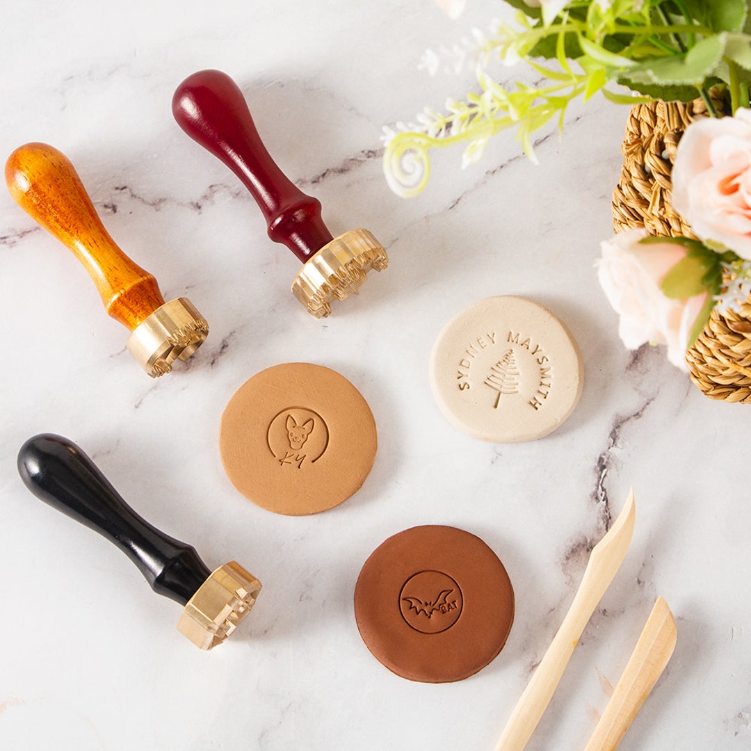 Custom Ceramics Stamp, Gift for Potters,stamp for Soap/ Pottery/ Cookie ...