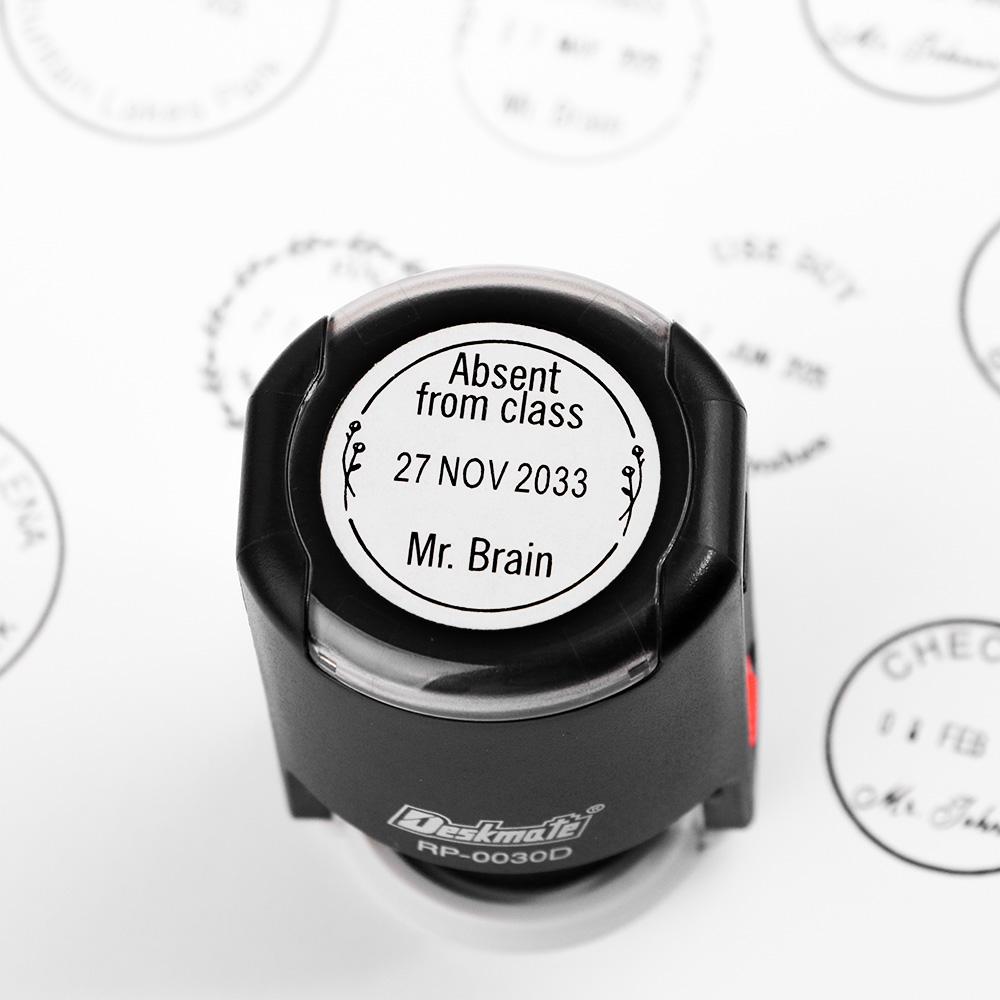 Personalised Date Stamp, Self-inking Personalized Date Stamp, Checked ...