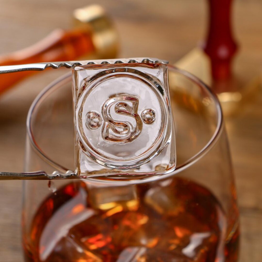 Whiskey Custom Cocktail Ice Cube Stamp, Personalized Brass Cocktail Ice ...