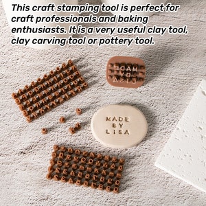 Mini Stamp | Number Stamp Set | Mini Number | Pottery Tools | Polymer ...