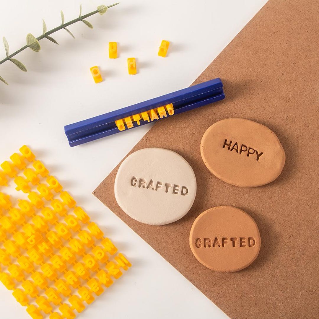 Signature Font Alphabet Stamp | Mini Stamp | Number Stamp Set | Mini ...