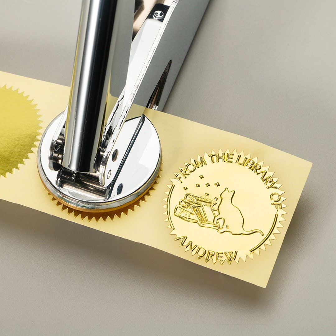 Design Your Own Custom Embossed Stamps | Monogram Personalized Embossed ...