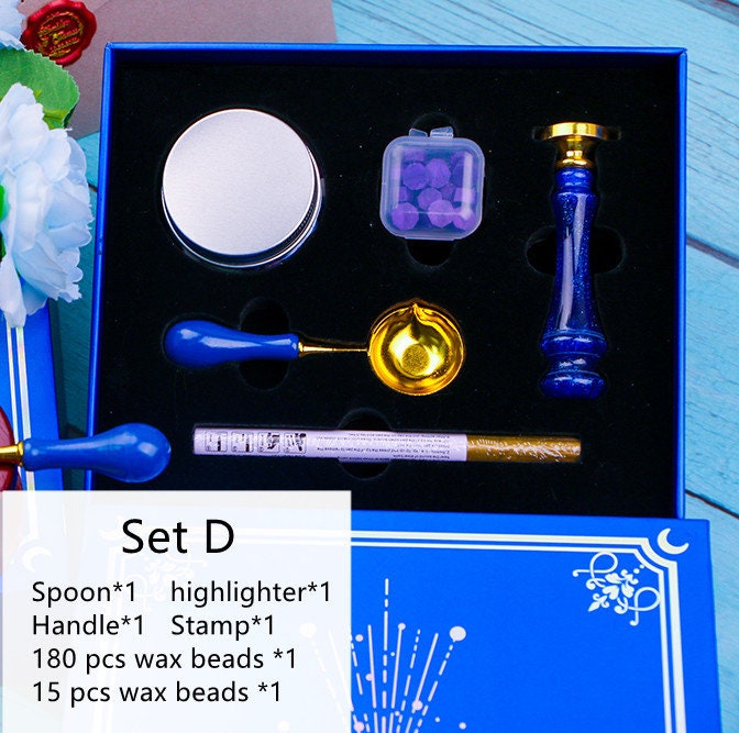 Wax Stamp Customwax Seal Stamp Custom Kitpersonalise Wax - Etsy