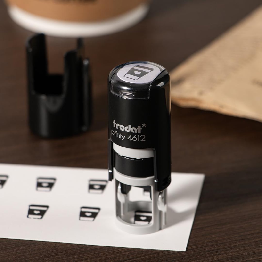 Custom Loyalty Card Stamp, Custom Mini Self-inking Stamp, Custom Mini ...