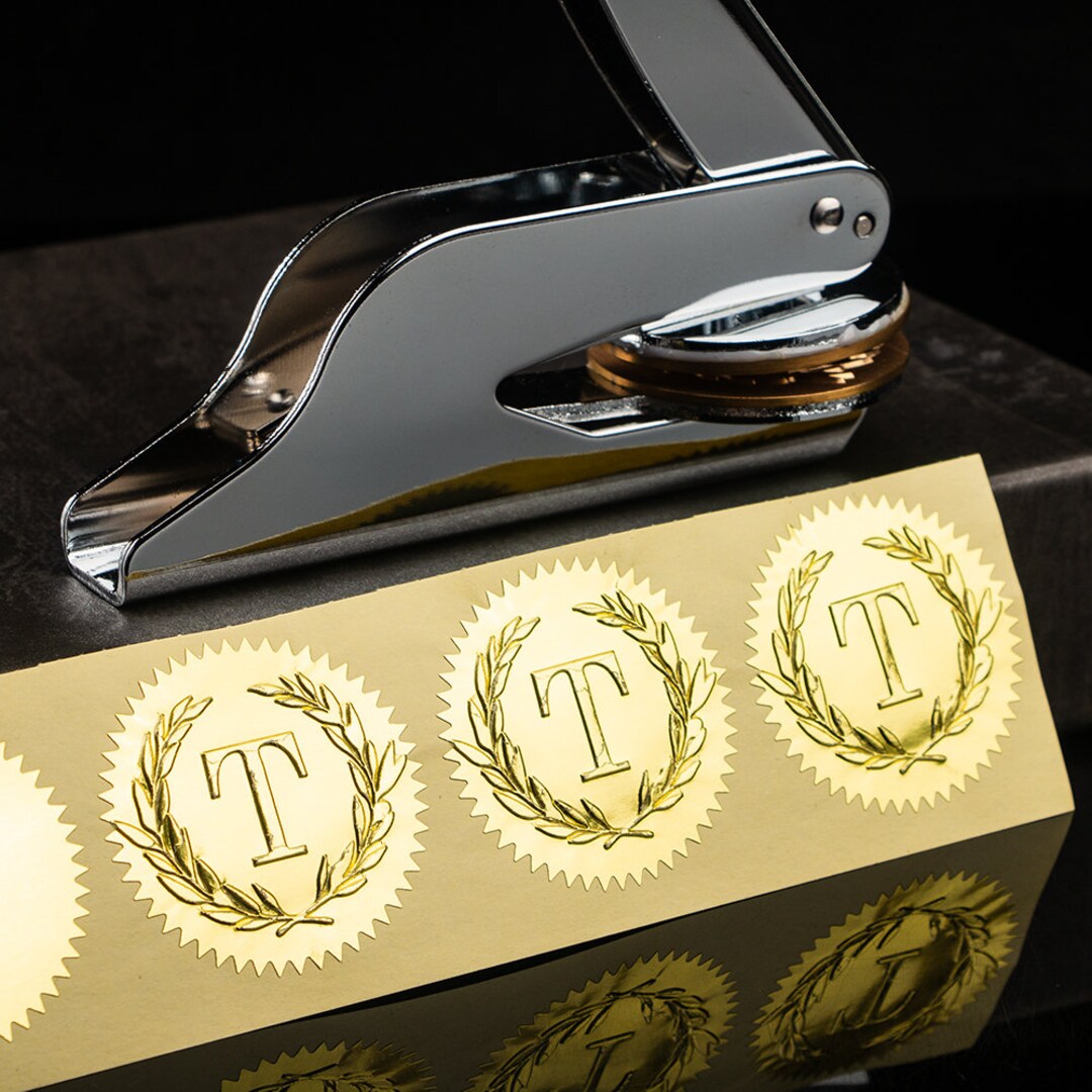 Custom Foil Embosser Stamp,embosser Stamp for Wedding Invitation ...