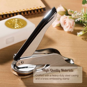 Personalized Logo Embosser Stamp, Custom Embossing Stamp, Embossing ...