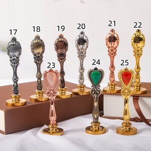 55 Types Stamp Handle, Wax Seal Stamp Handle, Retro Handle, Wood Handle ...