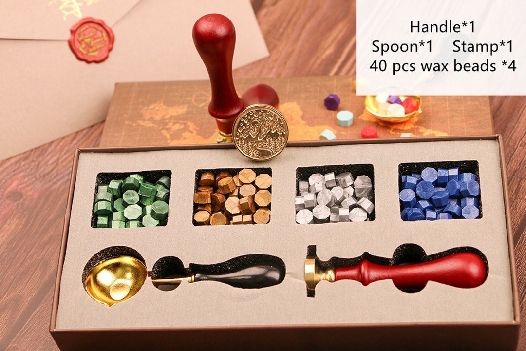Wax Seal Kit, Wax Seal, Wax Stamp Kit, Wax Seal Stamp Kit, Wax Seal ...