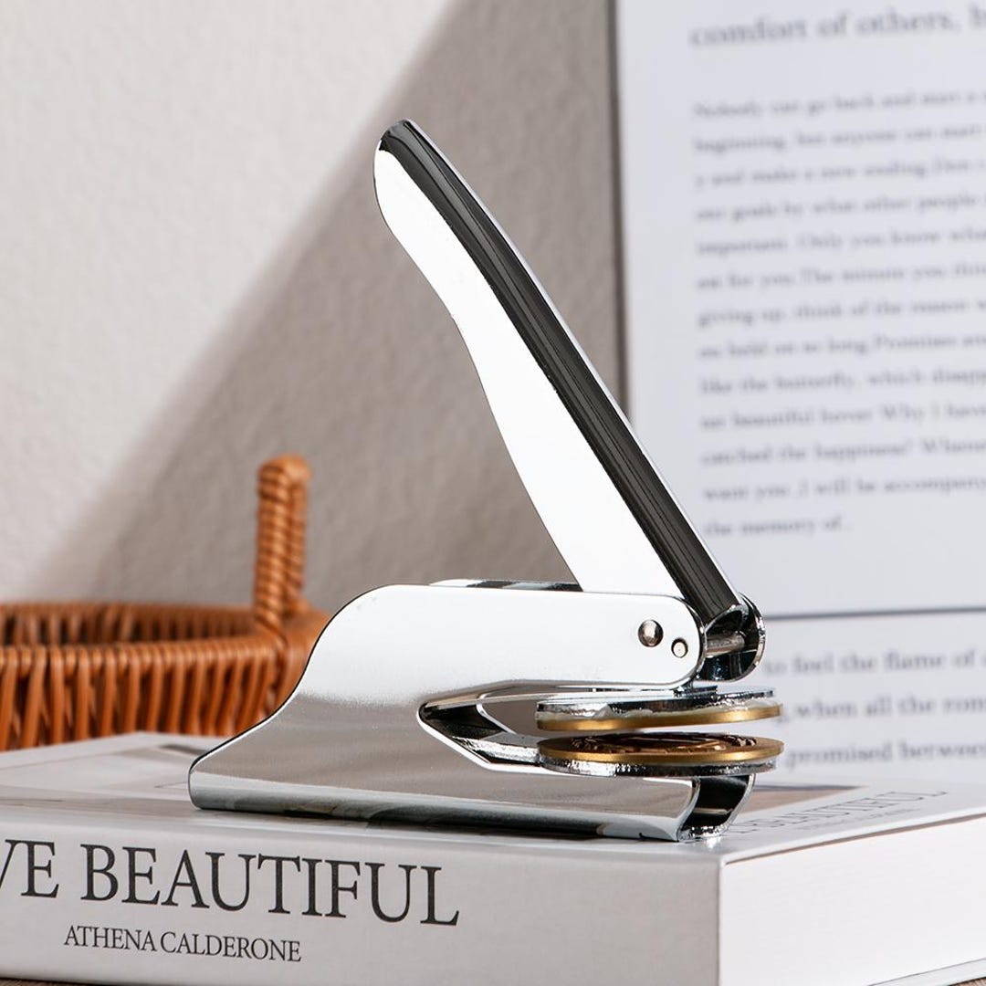 Book Embosser Personalized, Library Stamp Family Embossed, Personalized ...