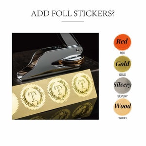 Personalized Logo Embosser Stamp, Custom Embossing Stamp, Embossing ...