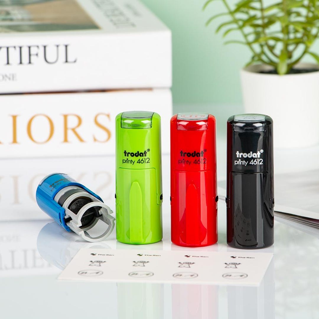 Custom Self Inking Loyalty Card Stamp, Custom Your Own Logo Stamp, Self ...