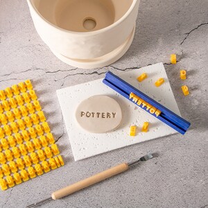 Mini Stamp Number Stamp Set Mini Number Pottery Tools Polymer Clay ...