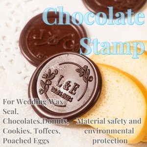 Personalized Chocolate Stamp,personalized Stamps, Wedding Chocolate ...