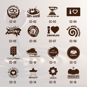 Custom Chocolate Stamp,chocolate Seals,chocolate Stamp,custom Chocolate ...