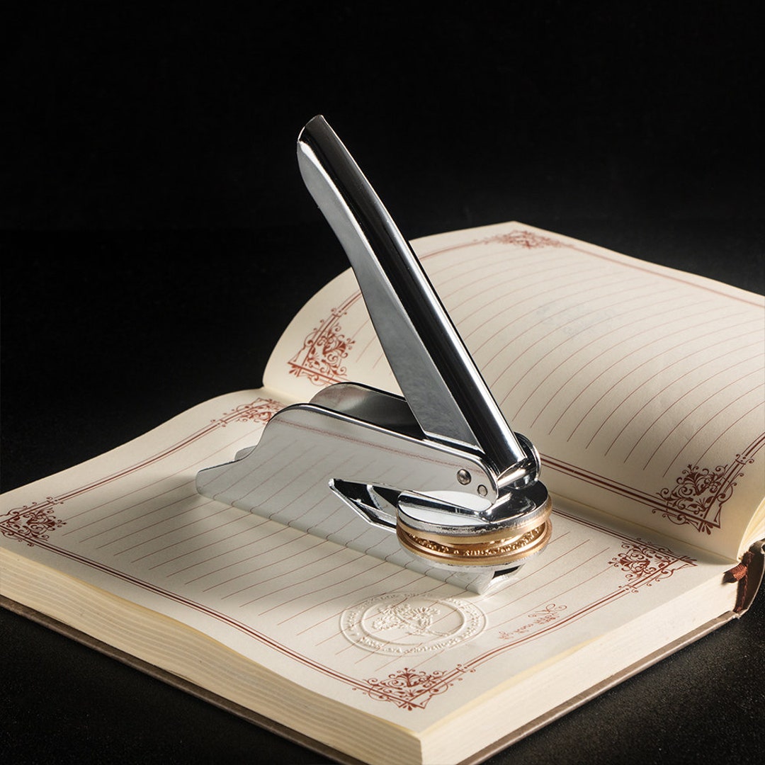 Book Embosser Personalized,artwork Authenticity Embosser,custom From ...