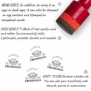 Custom Egg Laid Date Stamp for Egg Cartons, Eggs Carton Stamp With ...