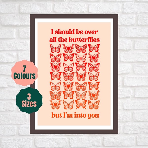 Lyric Poster - Etsy UK
