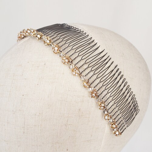 Metal Crystal Headband Gold Headband Crystal Headband Crystal Headpiece Crystal Headband best Wedding Crystal Headbands for Women Bridal