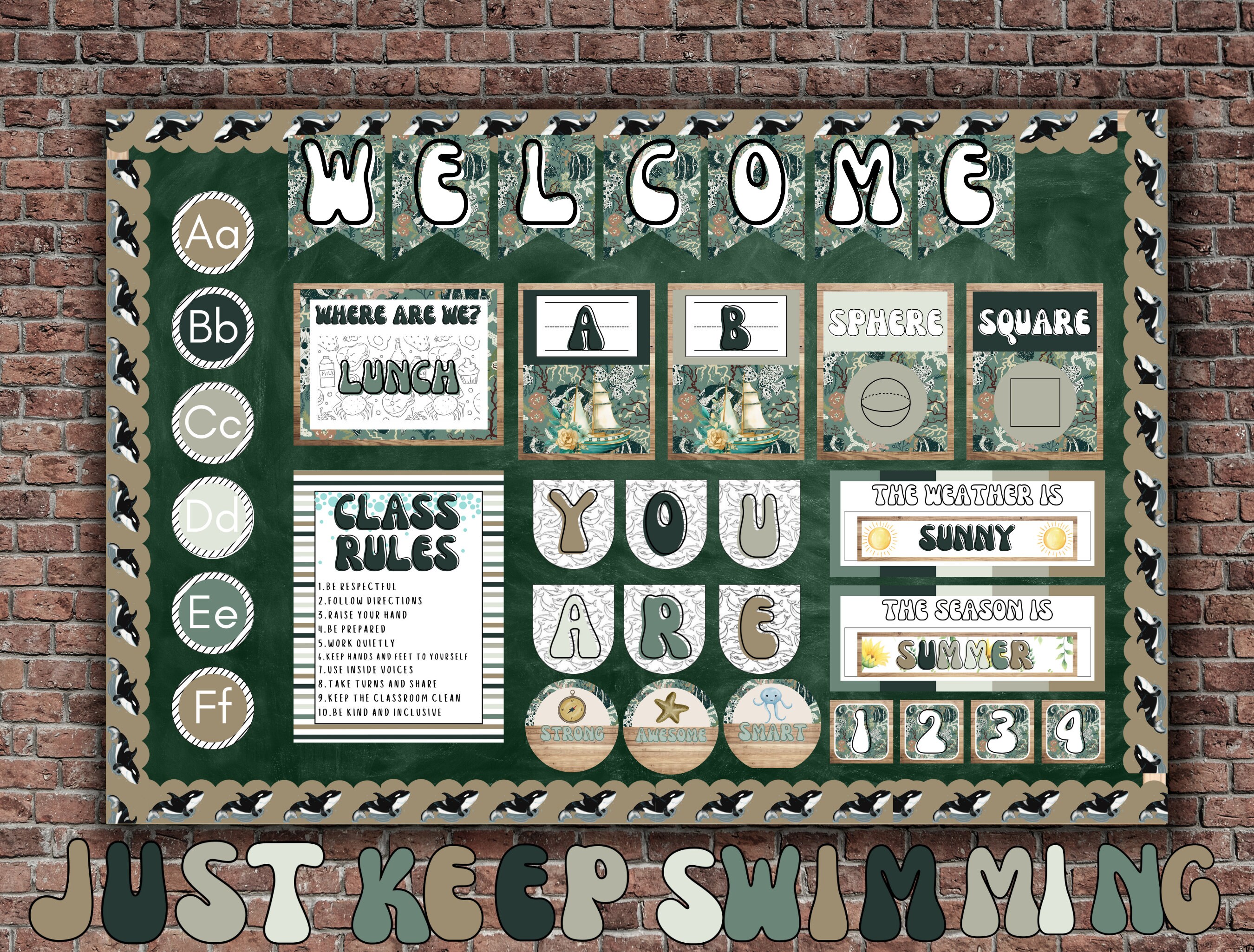 Dive Into Learning: Under the Sea Classroom Decoration Kit - Etsy Australia