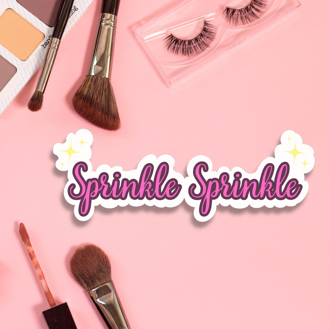 Sticker Sprinkle Sprinkle Girly Quote Glossy Sticker Art Decal for ...