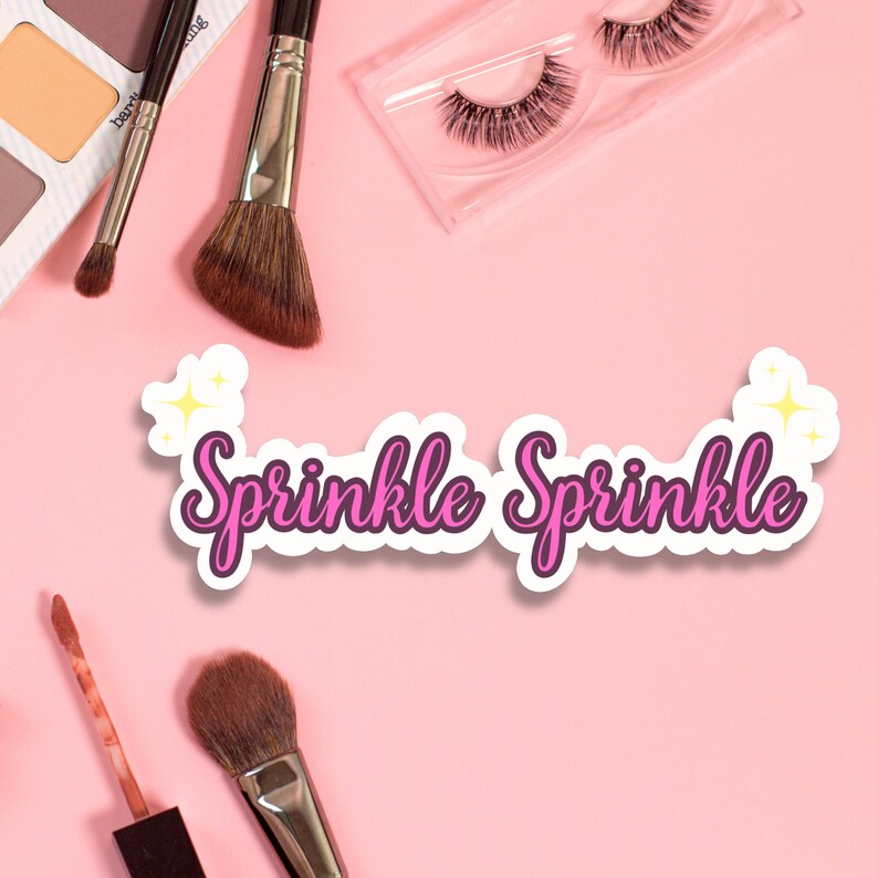 Sticker Sprinkle Sprinkle Girly Quote Glossy Sticker Art Decal for ...