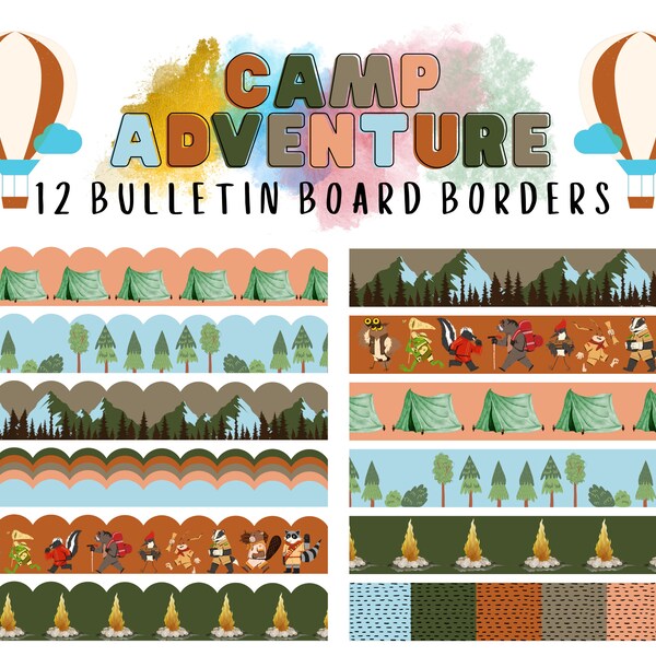 Camping Bulletin Board - Etsy