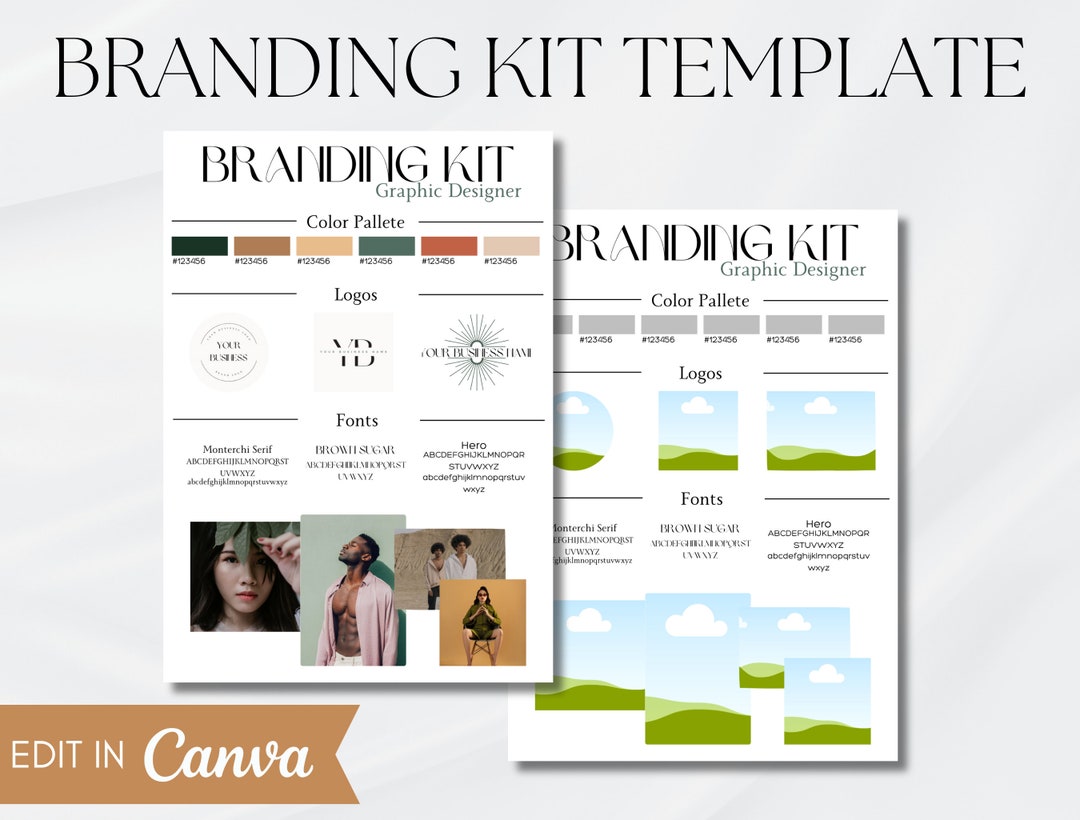 Editable DIY Branding Kit Template Digital Download Fully - Etsy