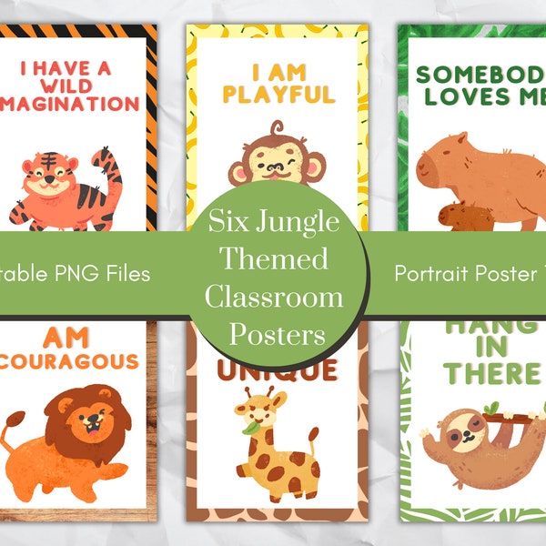 Jungle Classroom - Etsy