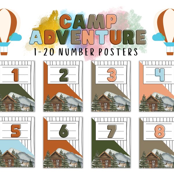 Classroom Number Poster - Etsy