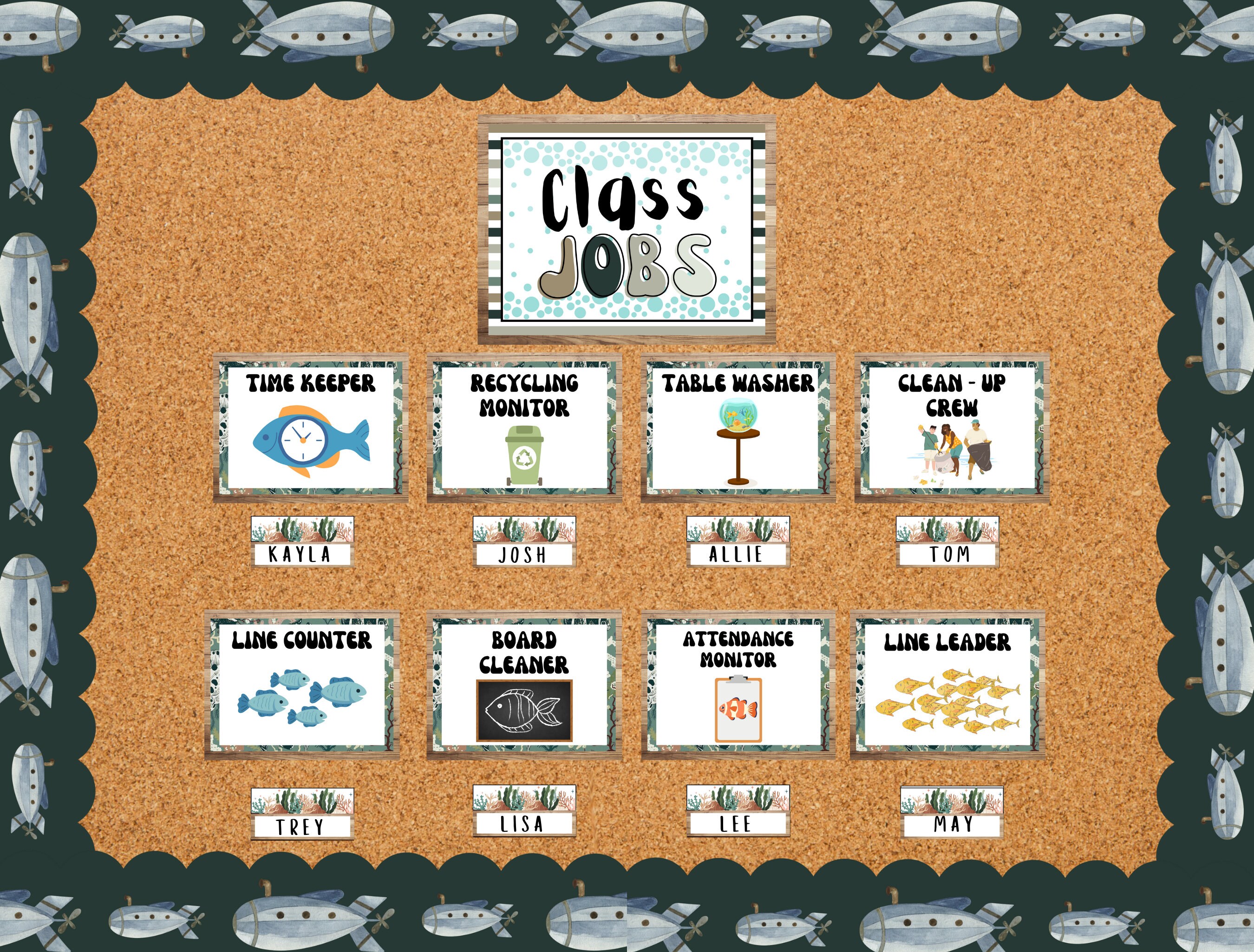 Dive Into Learning: Under the Sea Classroom Decoration Kit - Etsy Australia