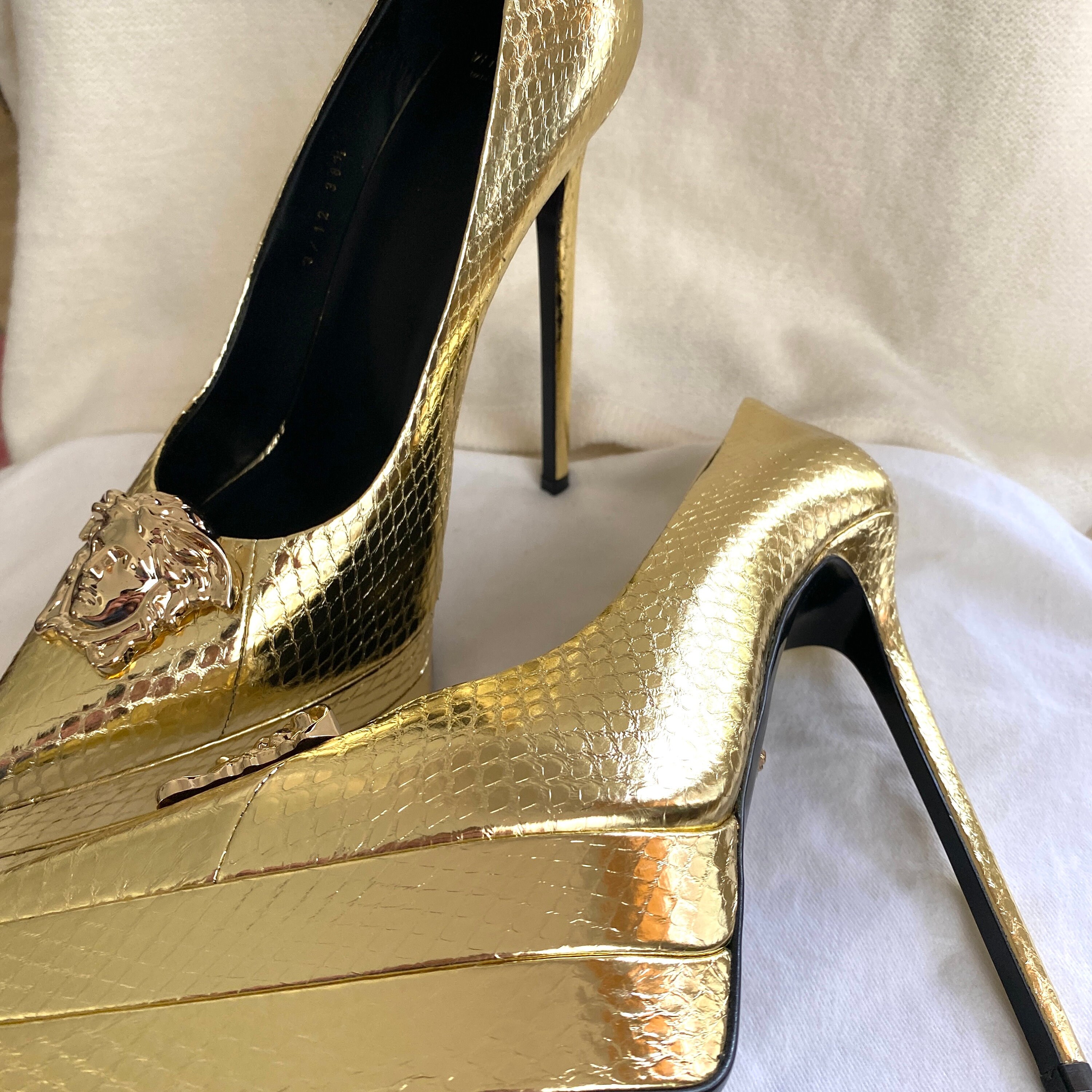 Classic Versace Medusa Head High Heel - Etsy