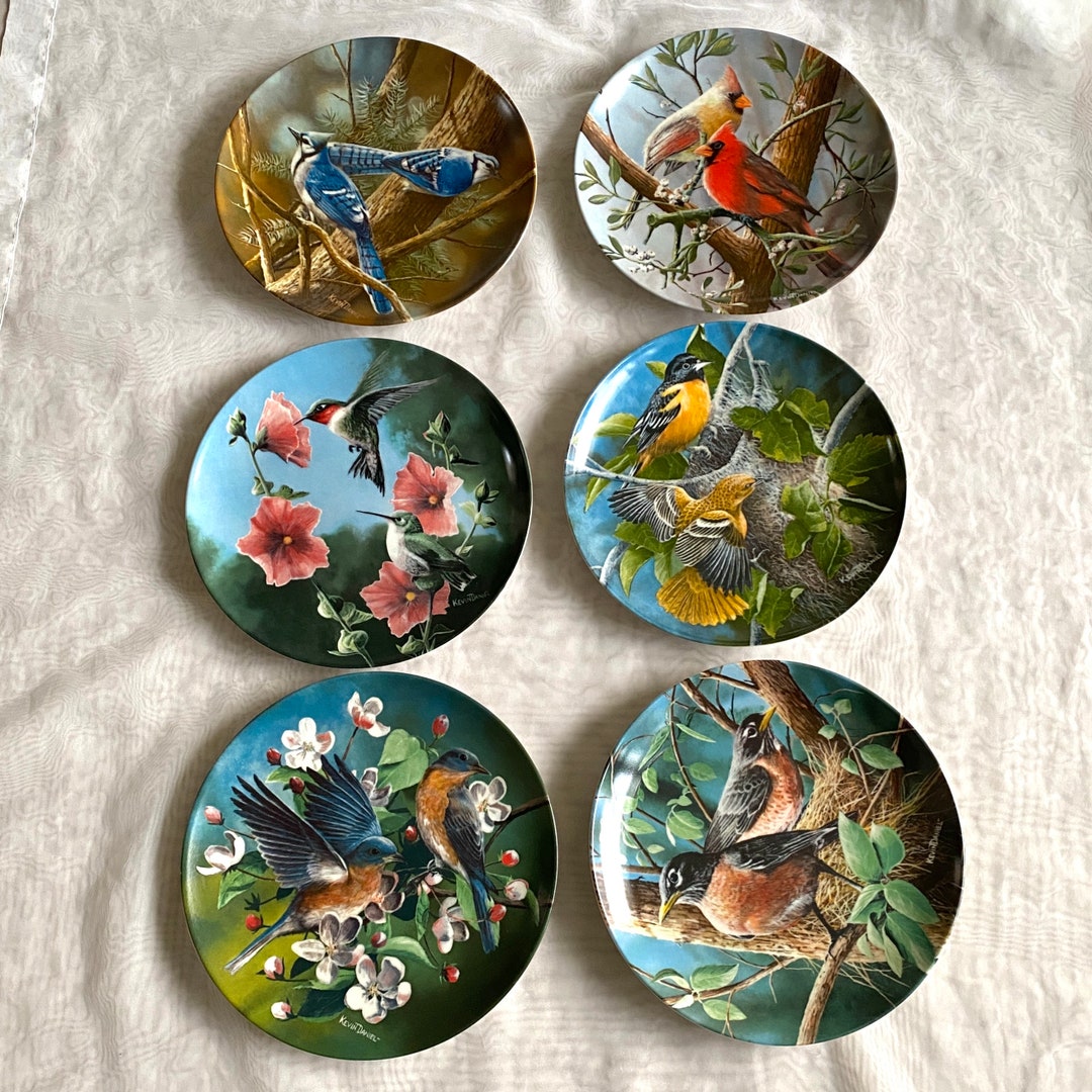 Vintage Knowles Fine Bone China Plates " Encyclopedia Britamica " Set ...