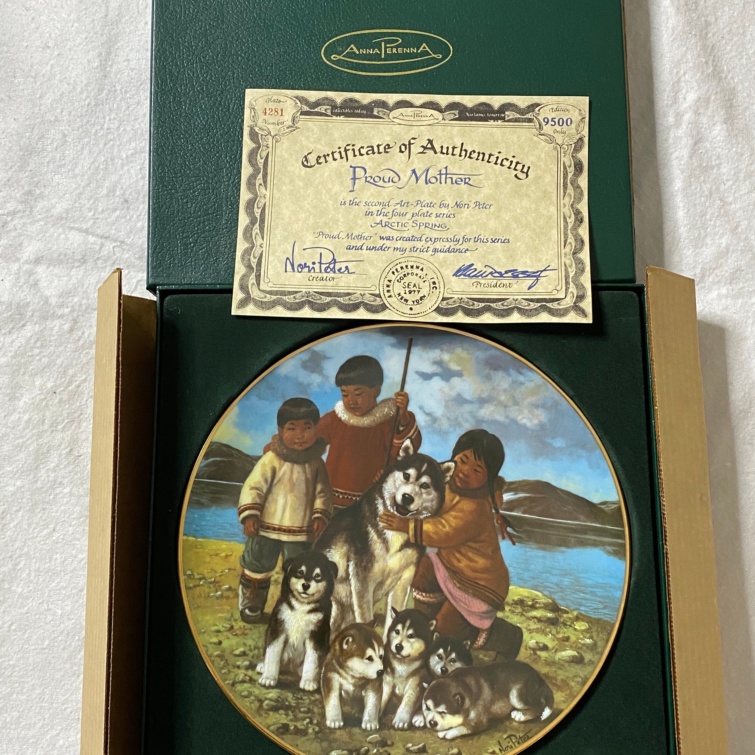 Vintage Anna Perenna Fine Bone China Plates " Proud Mother” - Etsy