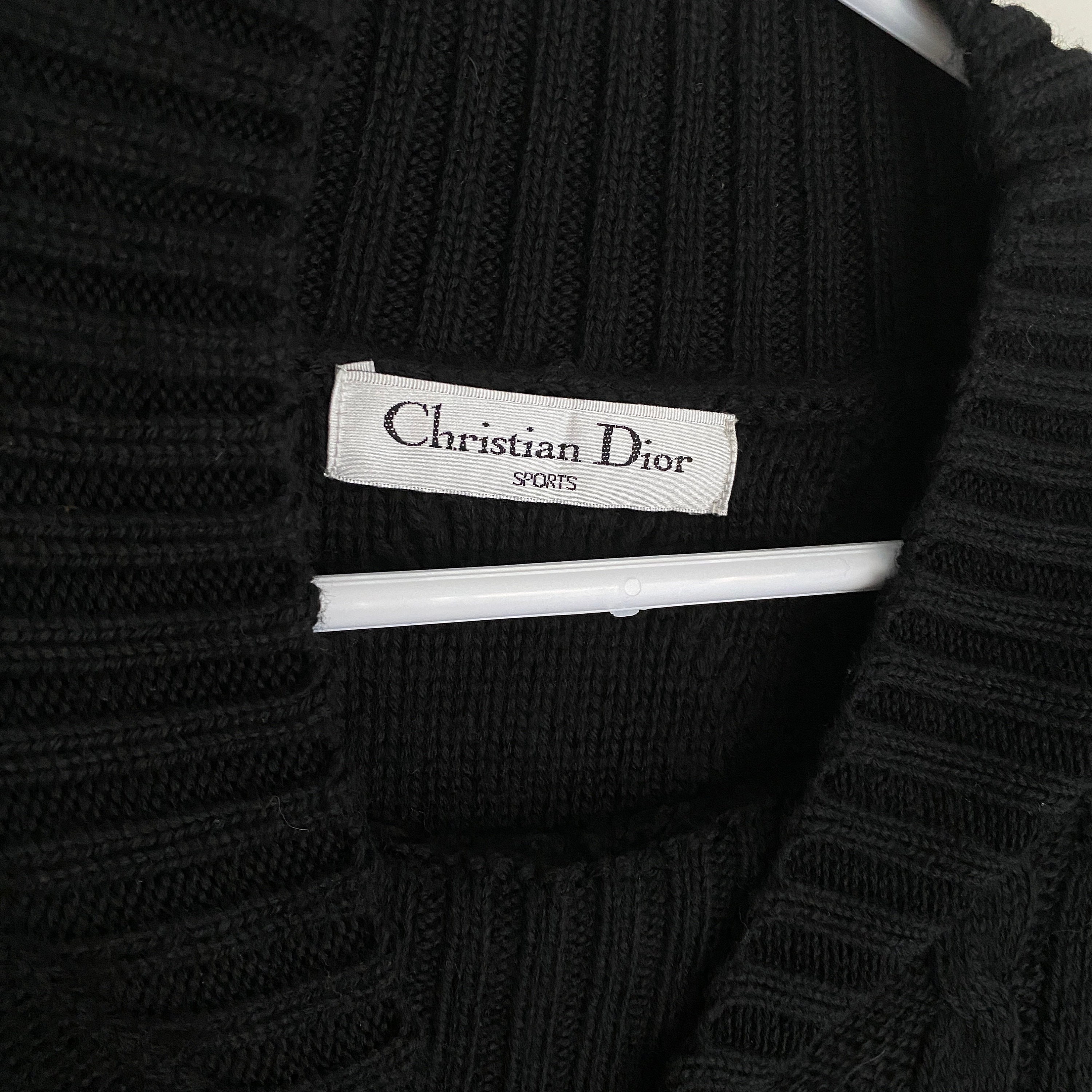 Christian Dior Vintage Black Longsleeves - Etsy