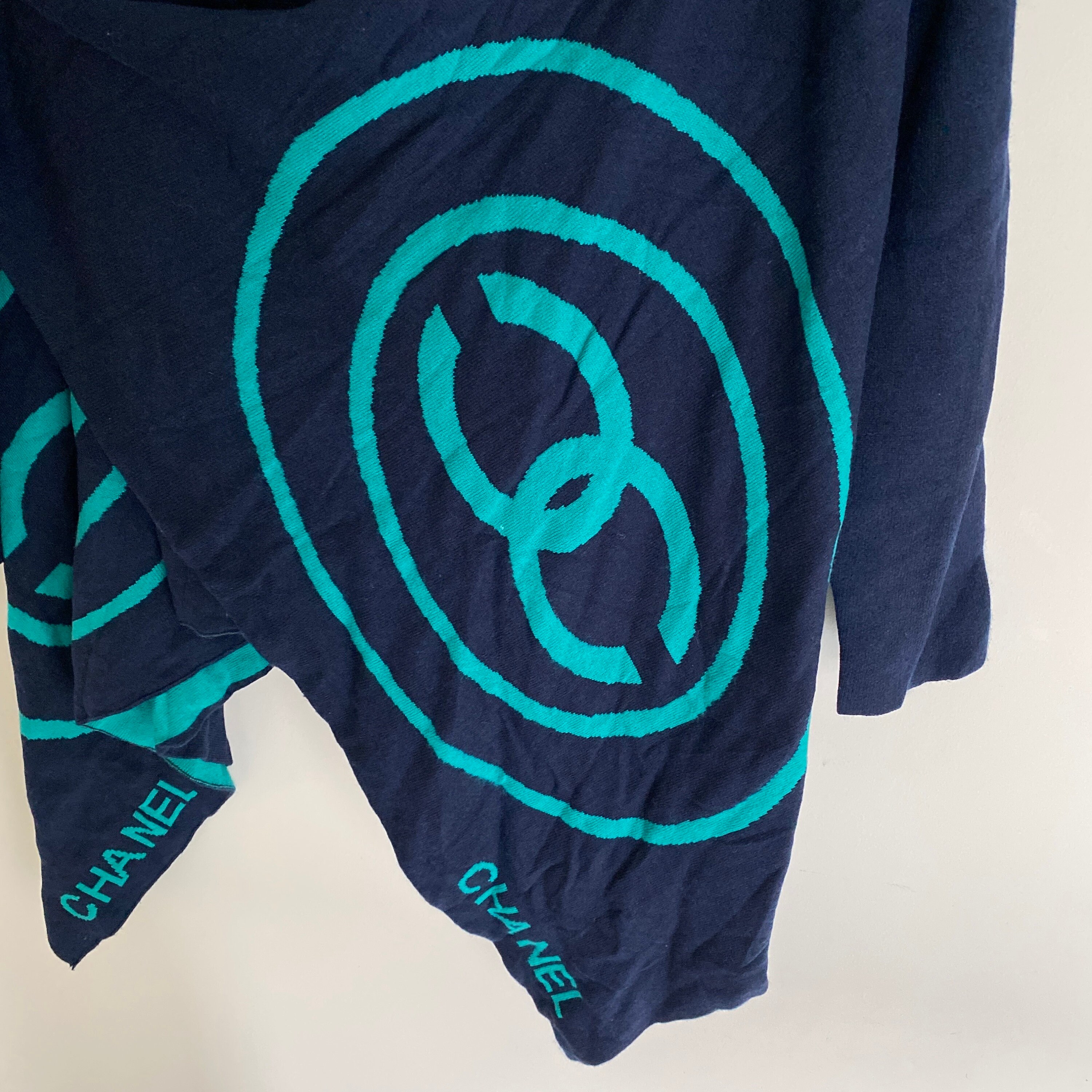 Chanel Classic Blue Logos Longsleeves - Etsy