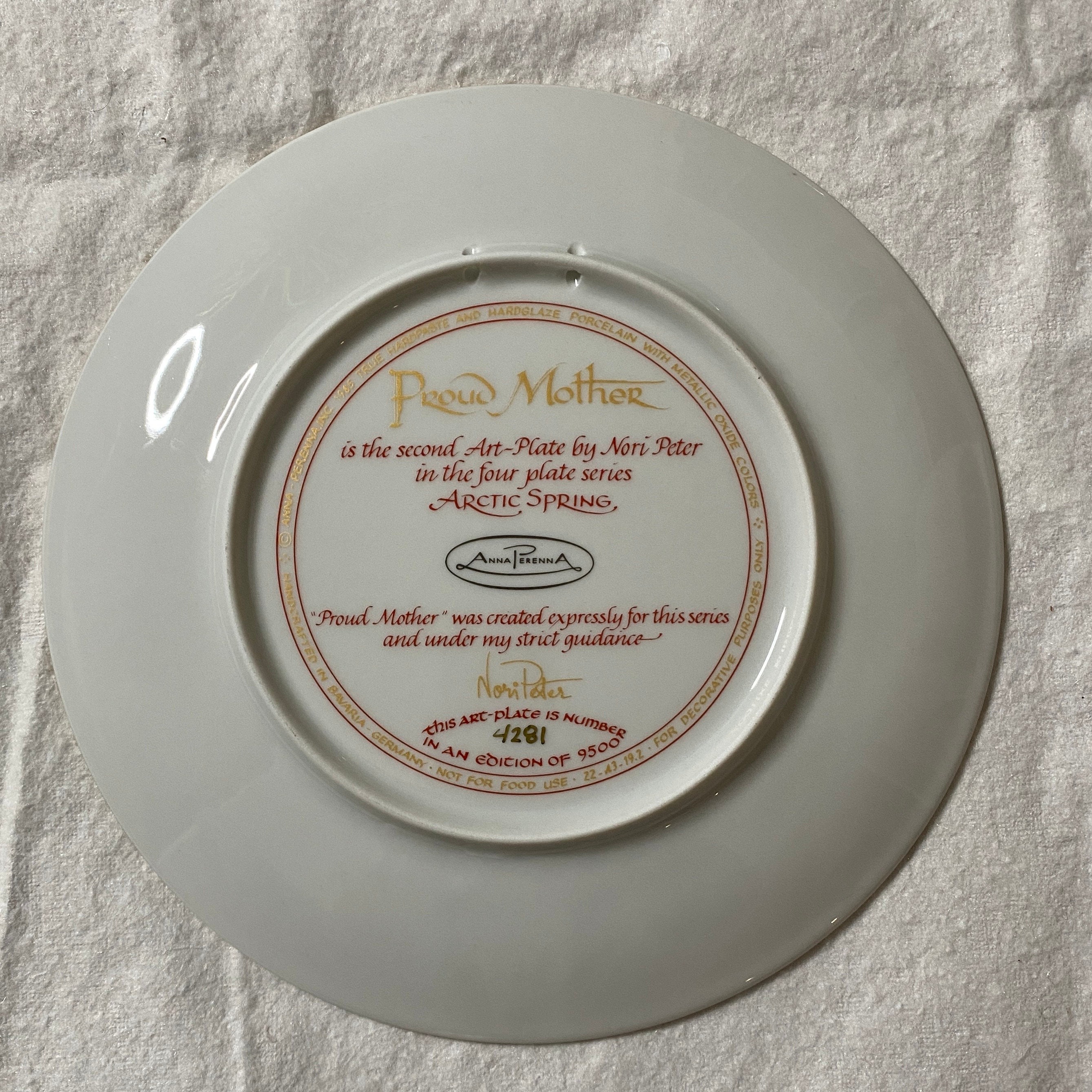 Vintage Anna Perenna Fine Bone China Plates " Proud Mother” - Etsy