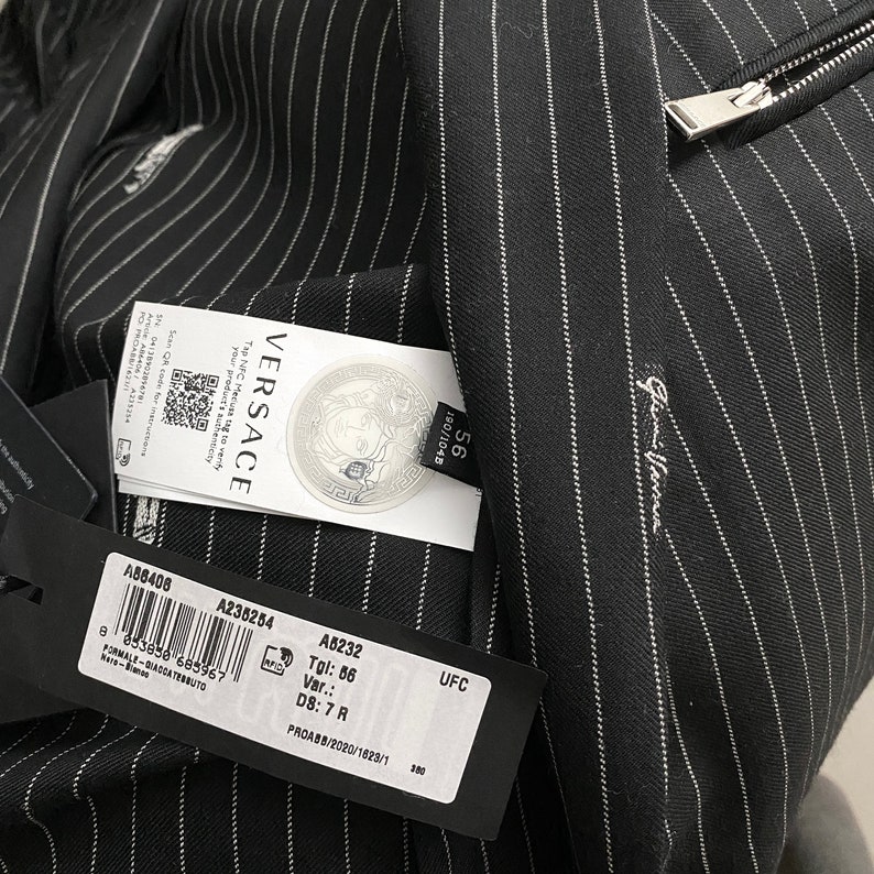Classic Versace Medusa Black Suit Clothing - Etsy