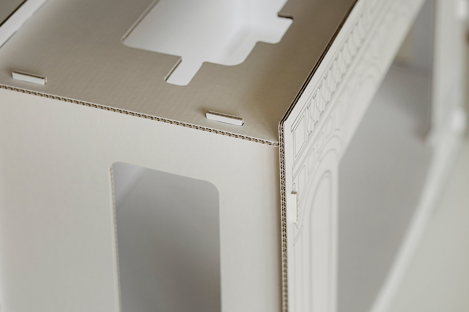 Theatre Creative Set. Tabletop Cardboard Puppet Theater With Characters ...