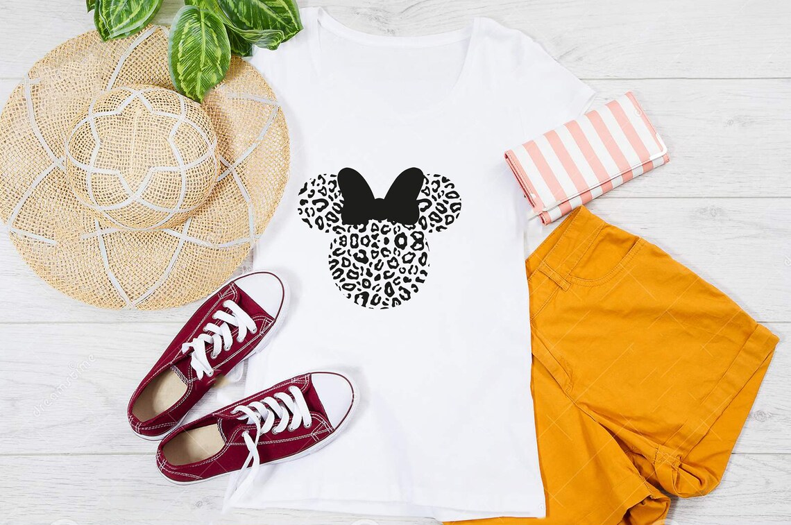 Mickey Mouse Leopard Svg, Minnie Mouse Leopard Svg, Mickey Minnie Mouse ...