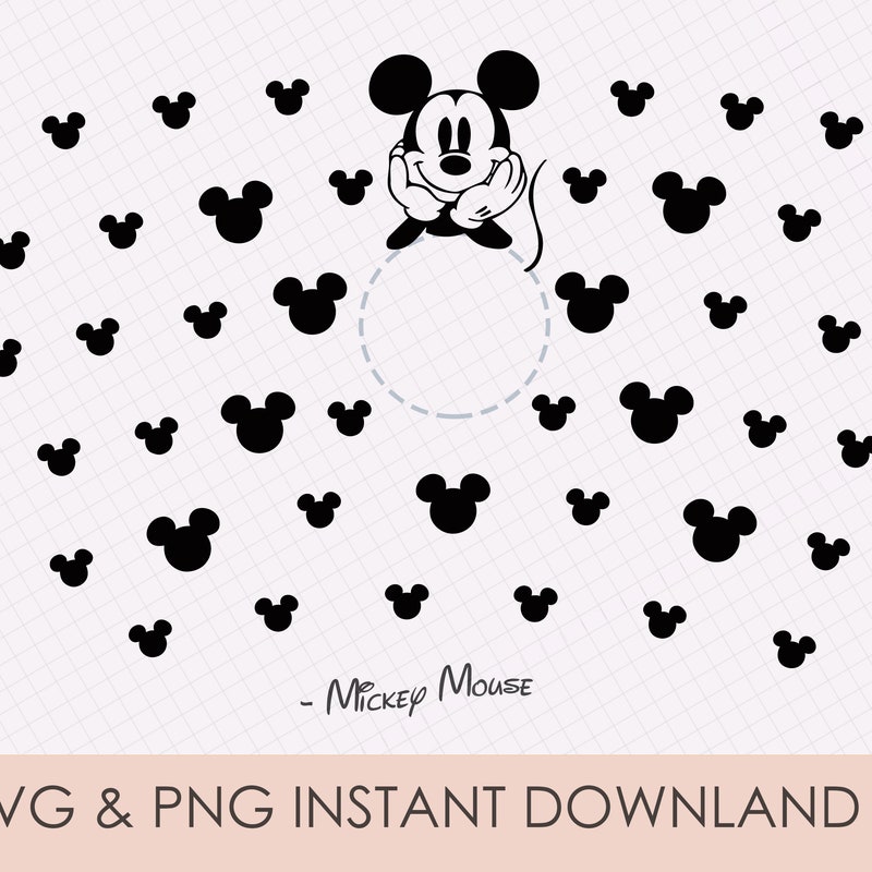 Mickey Mouse Svg - Etsy