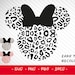Mickey Mouse Leopard Svg, Minnie Mouse Leopard Svg, Mickey Minnie Mouse ...