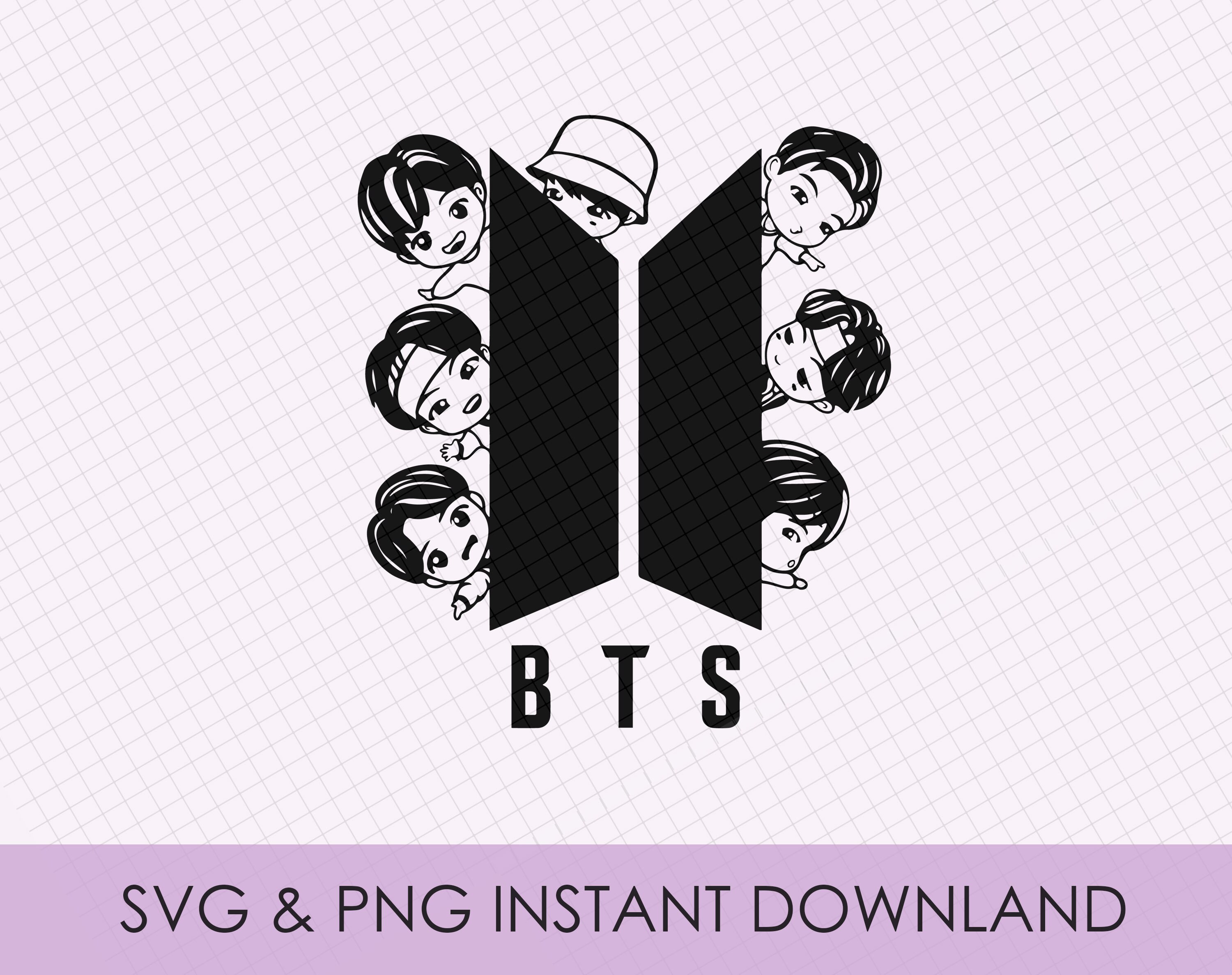 BTS Svg BTS for Starbucks Cold Cup Svg Pre-sized BTS Group - Etsy Canada