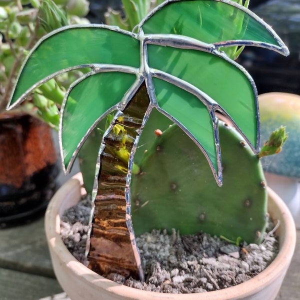 Palm Tree Stained Glass Patterns - Etsy